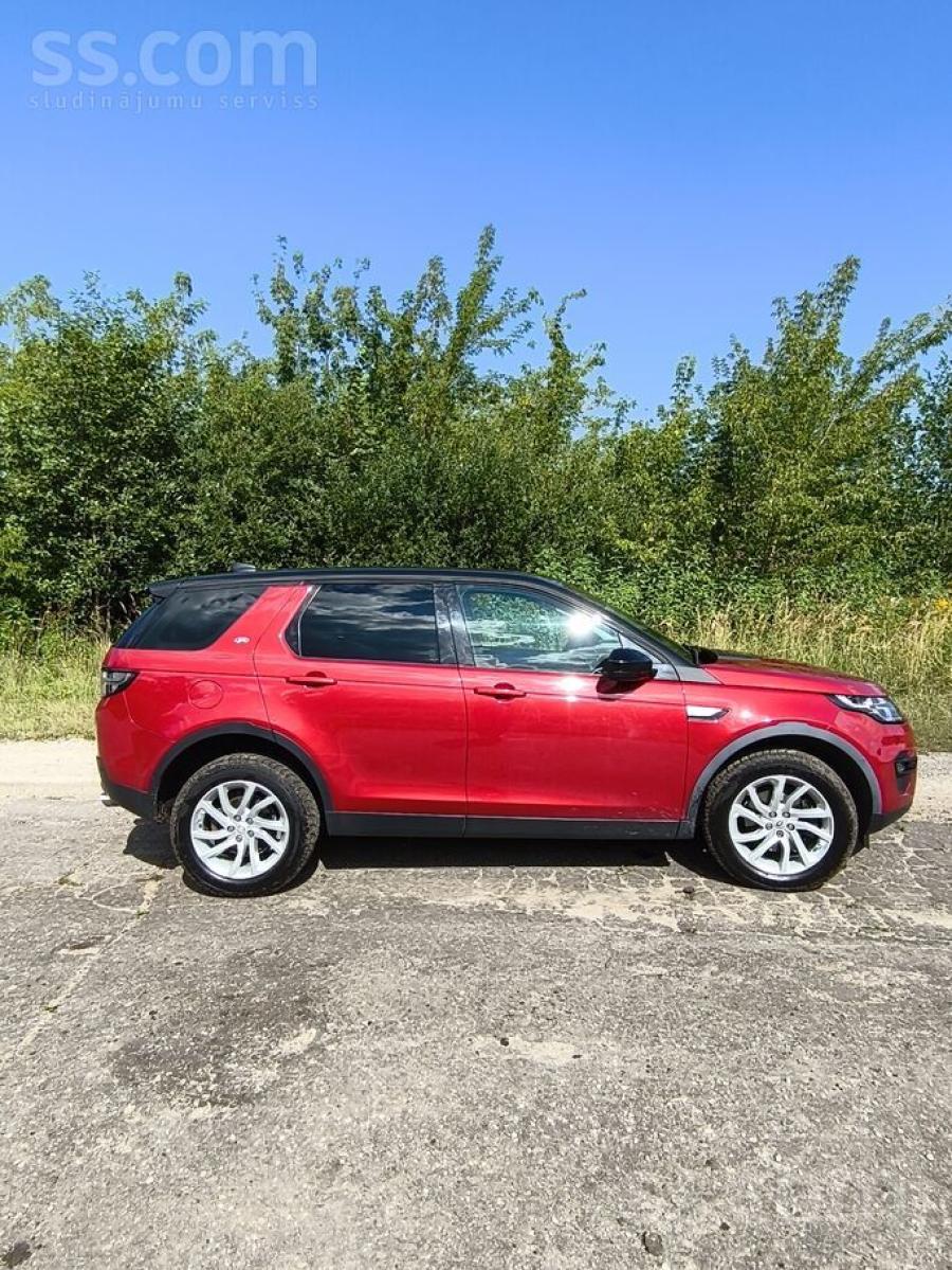 Sarkans Land Rover Discovery Sport 2017 Rīga, ar dzinēja tilpumu 2.00 L un nobraukumu 151 tūkst. km par 14000 €, foto 4 vietnē AUTOMOTO.COM.LV