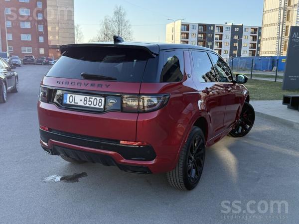 Red Land Rover Discovery Sport 2019 in Jelgava, with an engine capacity of 2.00 L and mileage of 0 thousand km for 17500 €, photo 4 on AUTOMOTO.COM.LV