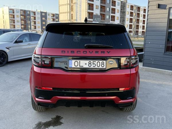 Red Land Rover Discovery Sport 2019 in Jelgava, with an engine capacity of 2.00 L and mileage of 0 thousand km for 17500 €, photo 6 on AUTOMOTO.COM.LV