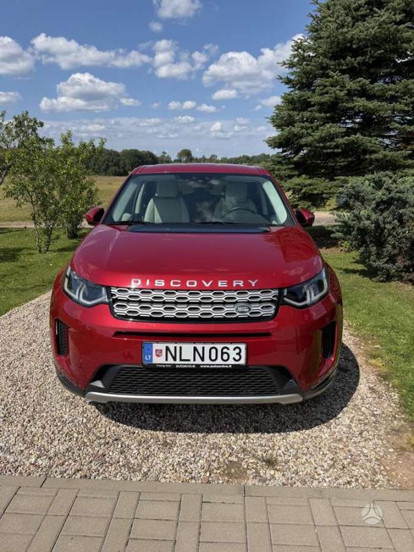 Красный Ленд Ровер Discovery Sport 2019 в Швенчёнис, объемом двигателя 2.00 л и пробегом 46 тыс. км за 19200 €, фото 1 на AUTOMOTO.COM.LV