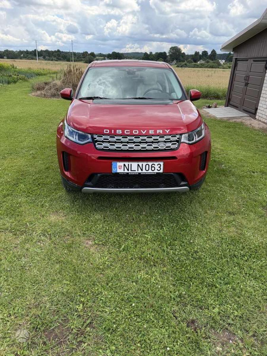 Красный Ленд Ровер Discovery Sport 2019 в Швенчёнис, объемом двигателя 2.00 л и пробегом 46 тыс. км за 19200 €, фото 34 на AUTOMOTO.COM.LV