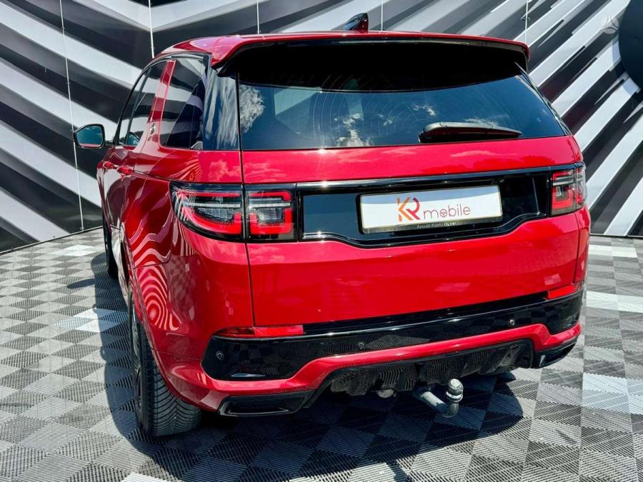 Sarkans Land Rover Discovery Sport 2021 Marijampole, ar dzinēja tilpumu 2.00 L un nobraukumu 130 tūkst. km par 15900 €, foto 7 vietnē AUTOMOTO.COM.LV