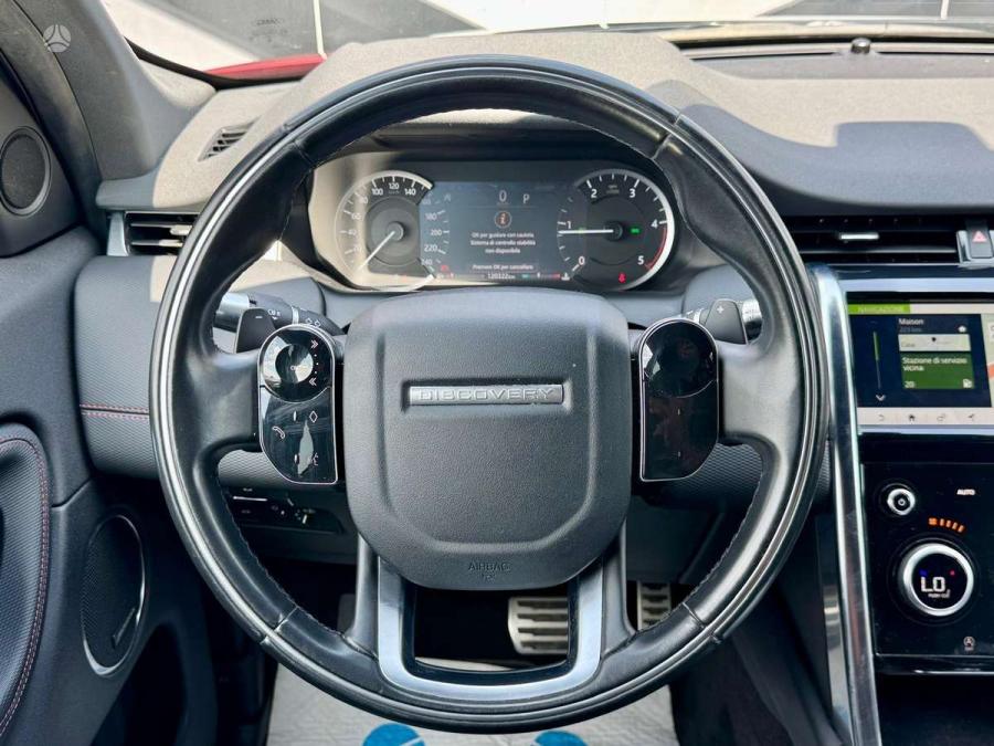 Sarkans Land Rover Discovery Sport 2021 Marijampole, ar dzinēja tilpumu 2.00 L un nobraukumu 130 tūkst. km par 15900 €, foto 27 vietnē AUTOMOTO.COM.LV