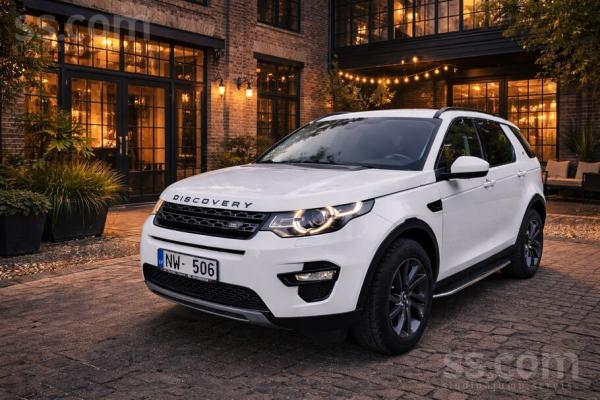 Белый Ленд Ровер Discovery Sport 2015 в Даугавпилс, объемом двигателя 2.00 л и пробегом 129 тыс. км за 16700 €, фото 1 на AUTOMOTO.COM.LV