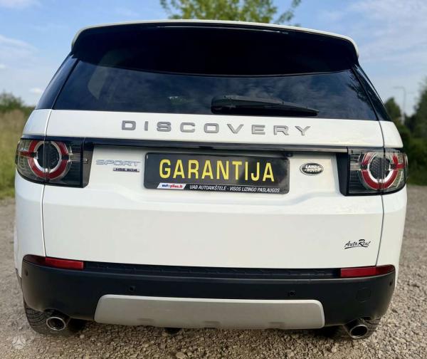 Белый Ленд Ровер Discovery Sport 2015 в Шяуляй, объемом двигателя 2.18 л и пробегом 195 тыс. км за 14450 €, фото 6 на AUTOMOTO.COM.LV
