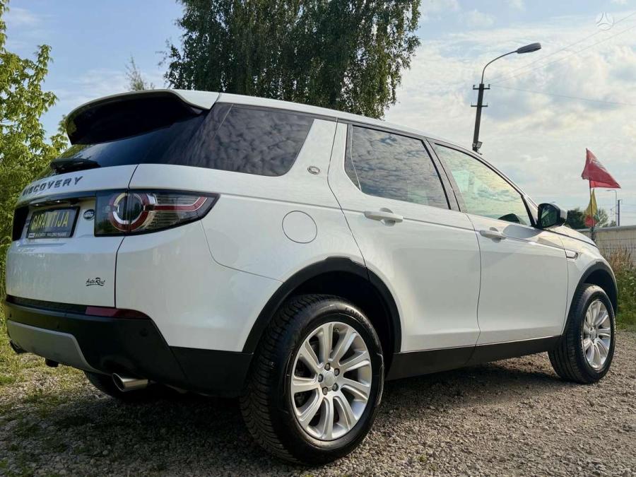 Белый Ленд Ровер Discovery Sport 2015 в Шяуляй, объемом двигателя 2.18 л и пробегом 195 тыс. км за 14450 €, фото 9 на AUTOMOTO.COM.LV