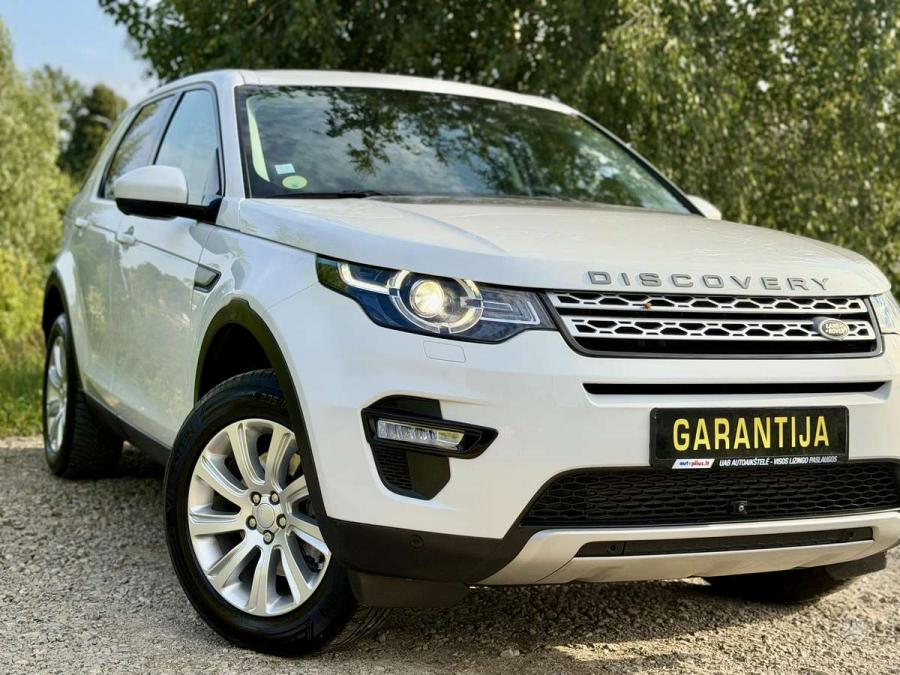 Белый Ленд Ровер Discovery Sport 2015 в Шяуляй, объемом двигателя 2.18 л и пробегом 195 тыс. км за 14450 €, фото 16 на AUTOMOTO.COM.LV