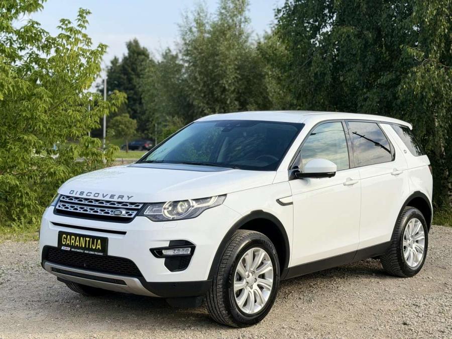 Белый Ленд Ровер Discovery Sport 2015 в Шяуляй, объемом двигателя 2.18 л и пробегом 195 тыс. км за 14450 €, фото 19 на AUTOMOTO.COM.LV