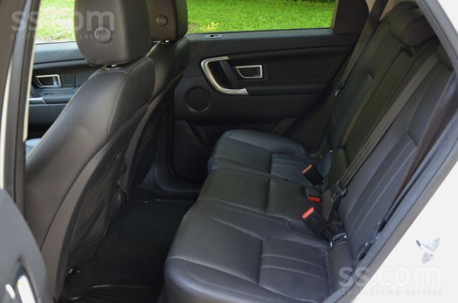 Белый Ленд Ровер Discovery Sport 2015 в Рига, объемом двигателя 2.20 л и пробегом 229 тыс. км за 11990 €, фото 32 на AUTOMOTO.COM.LV