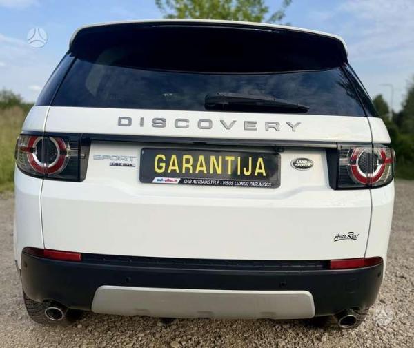 Balts Land Rover Discovery Sport 2015 Šauļi, ar dzinēja tilpumu 2.18 L un nobraukumu 195 tūkst. km par 14450 €, foto 6 vietnē AUTOMOTO.COM.LV