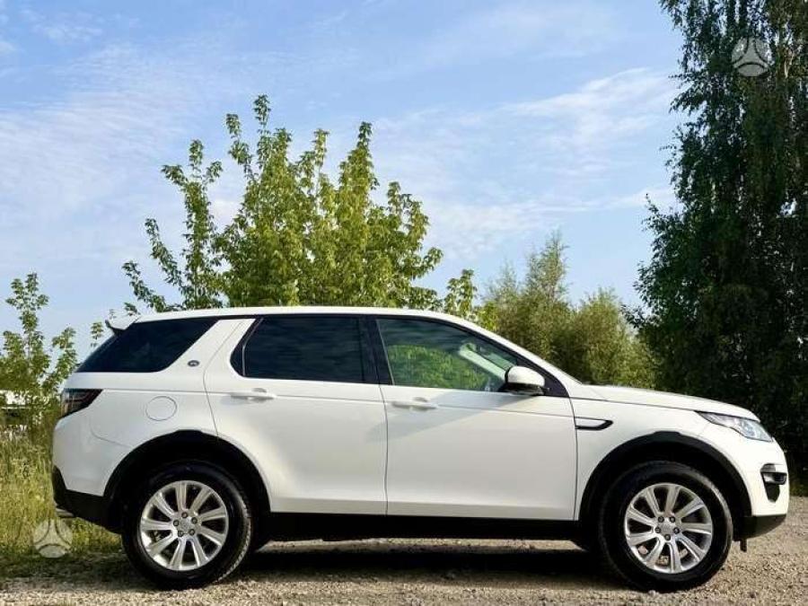 Белый Ленд Ровер Discovery Sport 2015 в Шяуляй, объемом двигателя 2.18 л и пробегом 195 тыс. км за 14450 €, фото 15 на AUTOMOTO.COM.LV