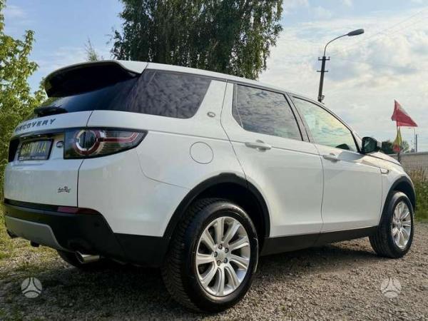 Белый Ленд Ровер Discovery Sport 2015 в Шяуляй, объемом двигателя 2.18 л и пробегом 195 тыс. км за 14450 €, фото 9 на AUTOMOTO.COM.LV