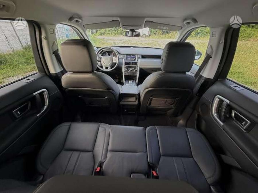 Balts Land Rover Discovery Sport 2015 Šauļi, ar dzinēja tilpumu 2.18 L un nobraukumu 195 tūkst. km par 14450 €, foto 38 vietnē AUTOMOTO.COM.LV