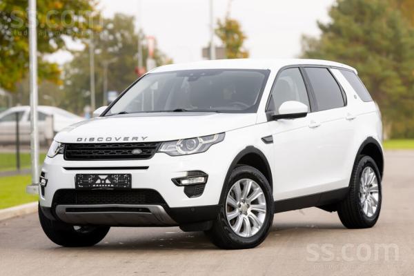 Land Rover Discovery Sport 2015 Jelgava vietnē Balts Land Rover Discovery Sport 2015 Jelgava, ar dzinēja tilpumu 2.20 L un nobraukumu 0 tūkst. km par 11900 €, foto 1 vietnē AUTOMOTO.COM.LV