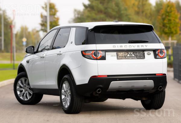 Land Rover Discovery Sport 2015 Jelgava vietnē Balts Land Rover Discovery Sport 2015 Jelgava, ar dzinēja tilpumu 2.20 L un nobraukumu 0 tūkst. km par 11900 €, foto 5 vietnē AUTOMOTO.COM.LV