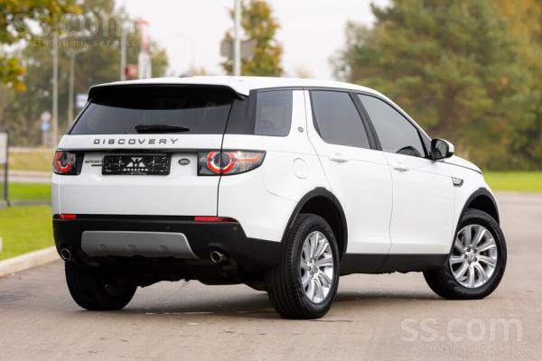 Land Rover Discovery Sport 2015 Jelgava vietnē Balts Land Rover Discovery Sport 2015 Jelgava, ar dzinēja tilpumu 2.20 L un nobraukumu 0 tūkst. km par 11900 €, foto 7 vietnē AUTOMOTO.COM.LV