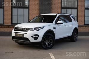 White Land Rover Discovery Sport 2016 in Riga, with an engine capacity of 2.00 L and mileage of 193 thousand km for 24500 €, photo 2 on AUTOMOTO.COM.LV