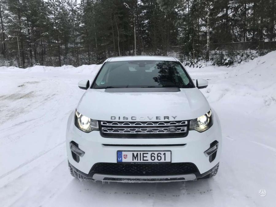 Белый Ленд Ровер Discovery Sport 2016 в Утена, объемом двигателя 2.00 л и пробегом 277 тыс. км за 9800 €, фото 1 на AUTOMOTO.COM.LV