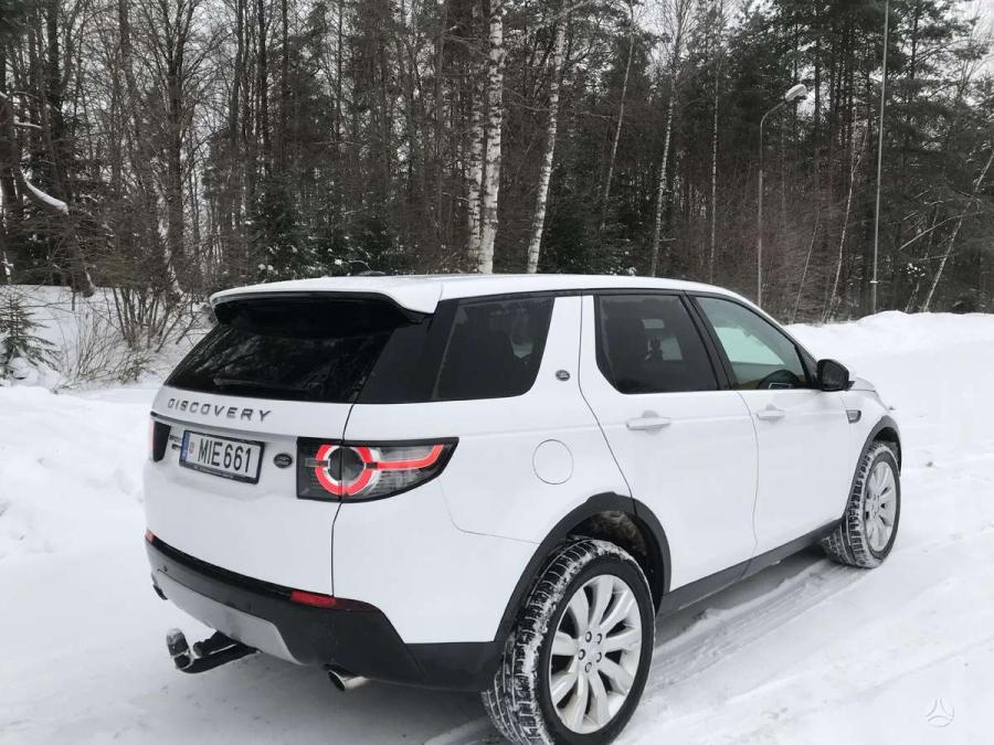 Белый Ленд Ровер Discovery Sport 2016 в Утена, объемом двигателя 2.00 л и пробегом 277 тыс. км за 9800 €, фото 3 на AUTOMOTO.COM.LV