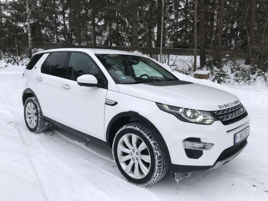 Белый Ленд Ровер Discovery Sport 2016 в Утена, объемом двигателя 2.00 л и пробегом 277 тыс. км за 9800 €, фото 6 на AUTOMOTO.COM.LV