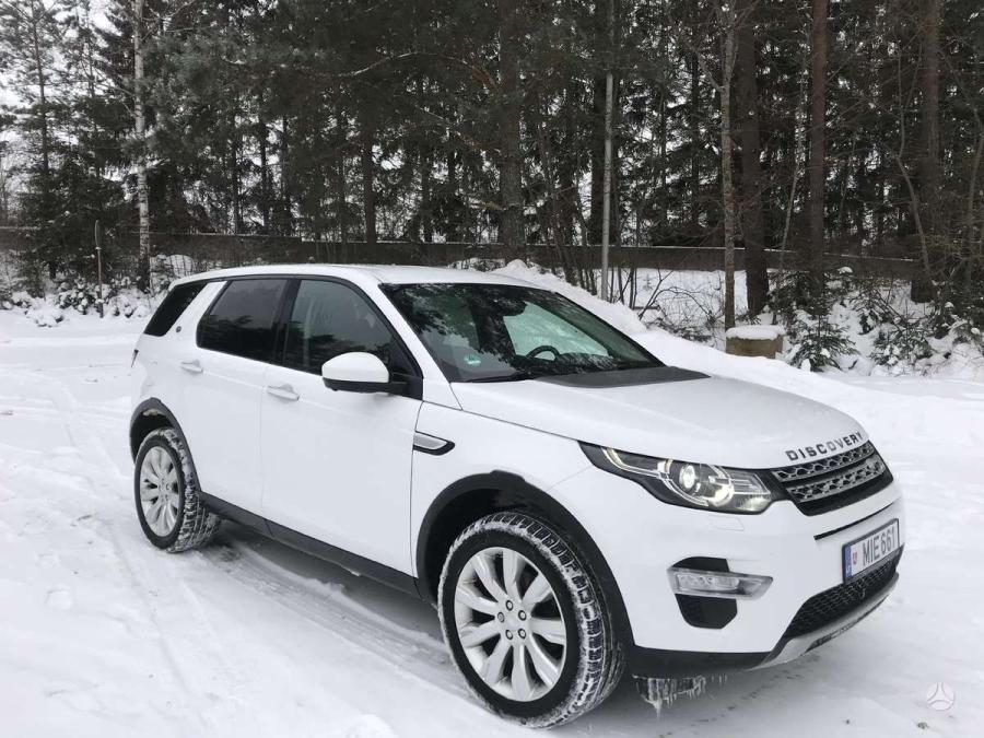 Белый Ленд Ровер Discovery Sport 2016 в Утена, объемом двигателя 2.00 л и пробегом 277 тыс. км за 9800 €, фото 11 на AUTOMOTO.COM.LV