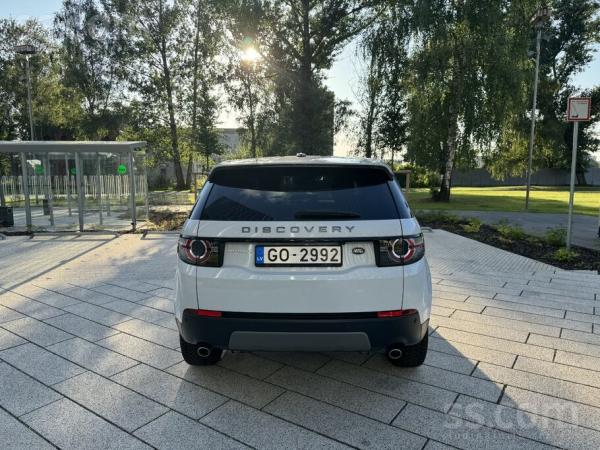 Белый Ленд Ровер Discovery Sport 2016 в Рига, объемом двигателя 2.00 л и пробегом 80 тыс. км за 14990 €, фото 6 на AUTOMOTO.COM.LV