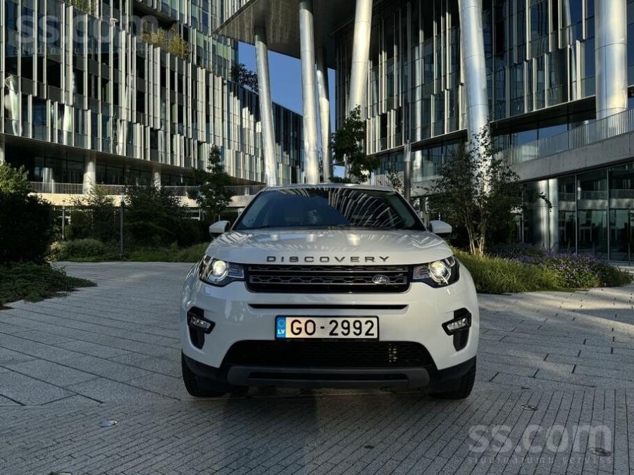Белый Ленд Ровер Discovery Sport 2016 в Рига, объемом двигателя 2.00 л и пробегом 80 тыс. км за 14990 €, фото 3 на AUTOMOTO.COM.LV