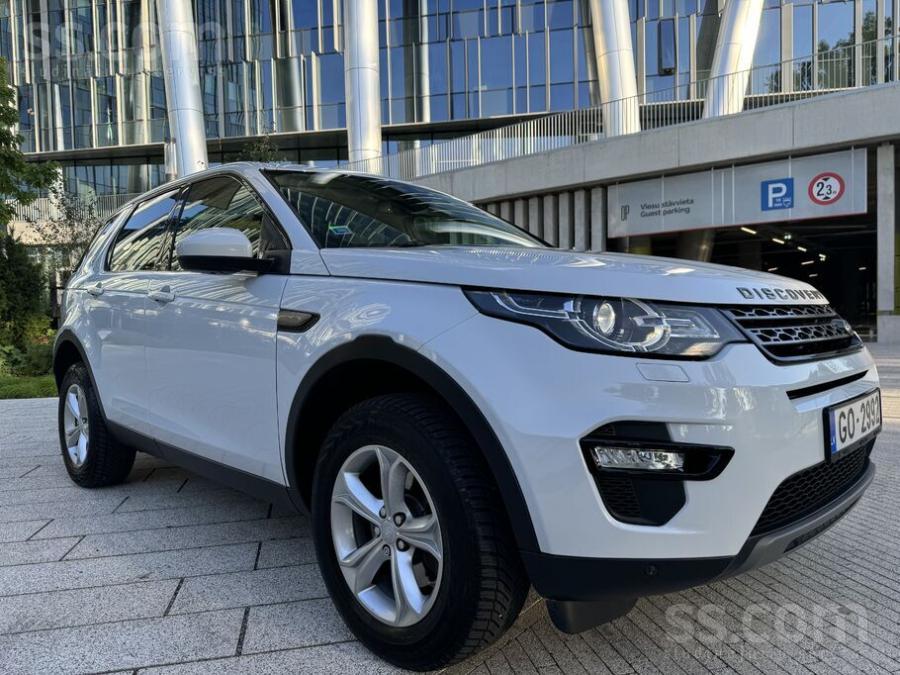 Белый Ленд Ровер Discovery Sport 2016 в Рига, объемом двигателя 2.00 л и пробегом 80 тыс. км за 14990 €, фото 4 на AUTOMOTO.COM.LV