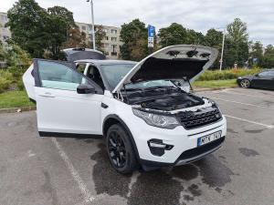Balts Land Rover Discovery Sport 2016 Viļņa, ar dzinēja tilpumu 2.00 L un nobraukumu 107 tūkst. km par 12600 €, foto 13 vietnē AUTOMOTO.COM.LV