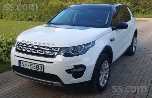 Белый Ленд Ровер Discovery Sport 2017 в Рига, объемом двигателя 2.00 л и пробегом 90 тыс. км за 13990 €, фото  на AUTOMOTO.COM.LV