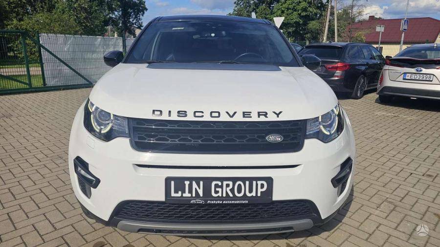Белый Ленд Ровер Discovery Sport 2017 в Пренай, объемом двигателя 2.00 л и пробегом 144 тыс. км за 11999 €, фото 4 на AUTOMOTO.COM.LV