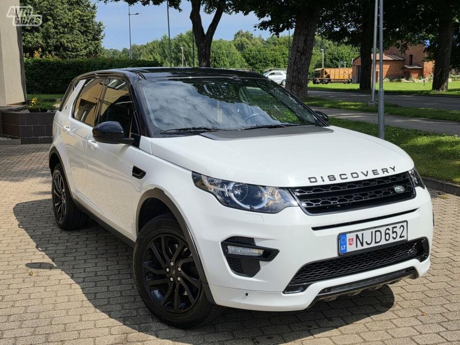 Balts Land Rover Discovery Sport 2017 Šilutė, ar dzinēja tilpumu 2.00 L un nobraukumu 161 tūkst. km par 7999 €, foto 3 vietnē AUTOMOTO.COM.LV