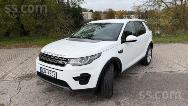Balts Land Rover Discovery Sport 2017 Rīga, ar dzinēja tilpumu 2.00 L un nobraukumu 183 tūkst. km par 9900 €, foto  vietnē AUTOMOTO.COM.LV