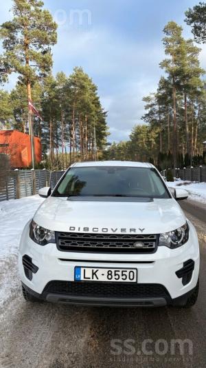 Белый Ленд Ровер Discovery Sport 2018 в Рига, объемом двигателя 2.00 л и пробегом 134 тыс. км за 12900 €, фото  на AUTOMOTO.COM.LV