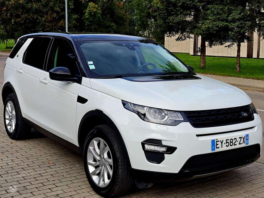 Белый Ленд Ровер Discovery Sport 2018 в Таураге, объемом двигателя 2.00 л и пробегом 140 тыс. км за 9300 €, фото 4 на AUTOMOTO.COM.LV