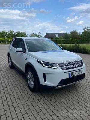 White Land Rover Discovery Sport 2020 in Riga, with an engine capacity of 2.00 L and mileage of 87 thousand km for 23000 €, photo 1 on AUTOMOTO.COM.LV