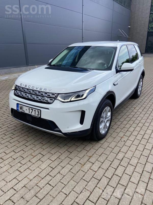 White Land Rover Discovery Sport 2020 in Riga, with an engine capacity of 2.00 L and mileage of 87 thousand km for 23000 €, photo 2 on AUTOMOTO.COM.LV