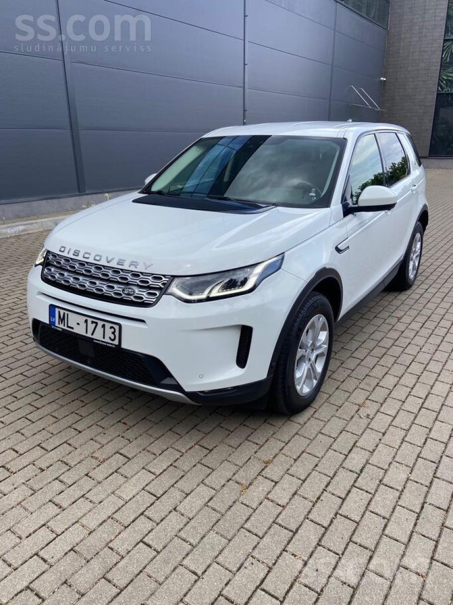 White Land Rover Discovery Sport 2020 in Riga, with an engine capacity of 2.00 L and mileage of 87 thousand km for 23000 €, photo 2 on AUTOMOTO.COM.LV