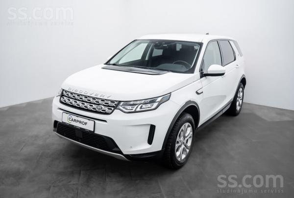 White Land Rover Discovery Sport 2020 in Tallinn, with an engine capacity of 2.00 L and mileage of 144 thousand km for 21899 €, photo 1 on AUTOMOTO.COM.LV