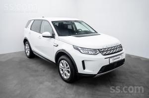 White Land Rover Discovery Sport 2020 in Tallinn, with an engine capacity of 2.00 L and mileage of 144 thousand km for 21899 €, photo 3 on AUTOMOTO.COM.LV