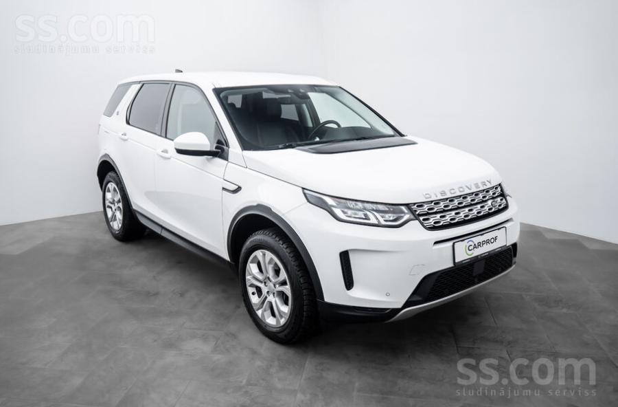 White Land Rover Discovery Sport 2020 in Tallinn, with an engine capacity of 2.00 L and mileage of 144 thousand km for 21899 €, photo 3 on AUTOMOTO.COM.LV