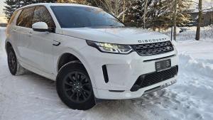 White Land Rover Discovery Sport 2020 in Panevezys, with an engine capacity of 2.00 L and mileage of 118 thousand km for 15800 €, photo 8 on AUTOMOTO.COM.LV