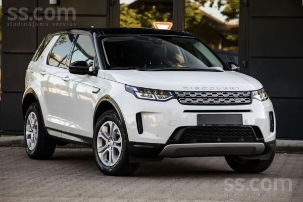 White Land Rover Discovery Sport 2020 in Riga, with an engine capacity of 2.00 L and mileage of 125 thousand km for 20500 €, photo 2 on AUTOMOTO.COM.LV