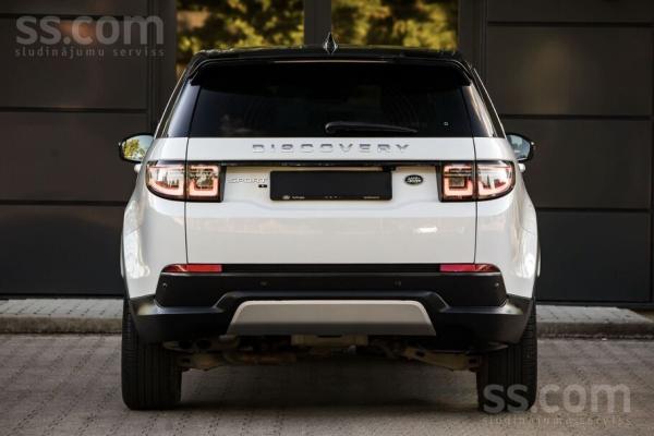 White Land Rover Discovery Sport 2020 in Riga, with an engine capacity of 2.00 L and mileage of 125 thousand km for 20500 €, photo 6 on AUTOMOTO.COM.LV