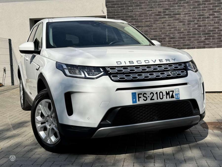 White Land Rover Discovery Sport 2020 in Kaunas, with an engine capacity of 2.00 L and mileage of 177 thousand km for 13999 €, photo 7 on AUTOMOTO.COM.LV