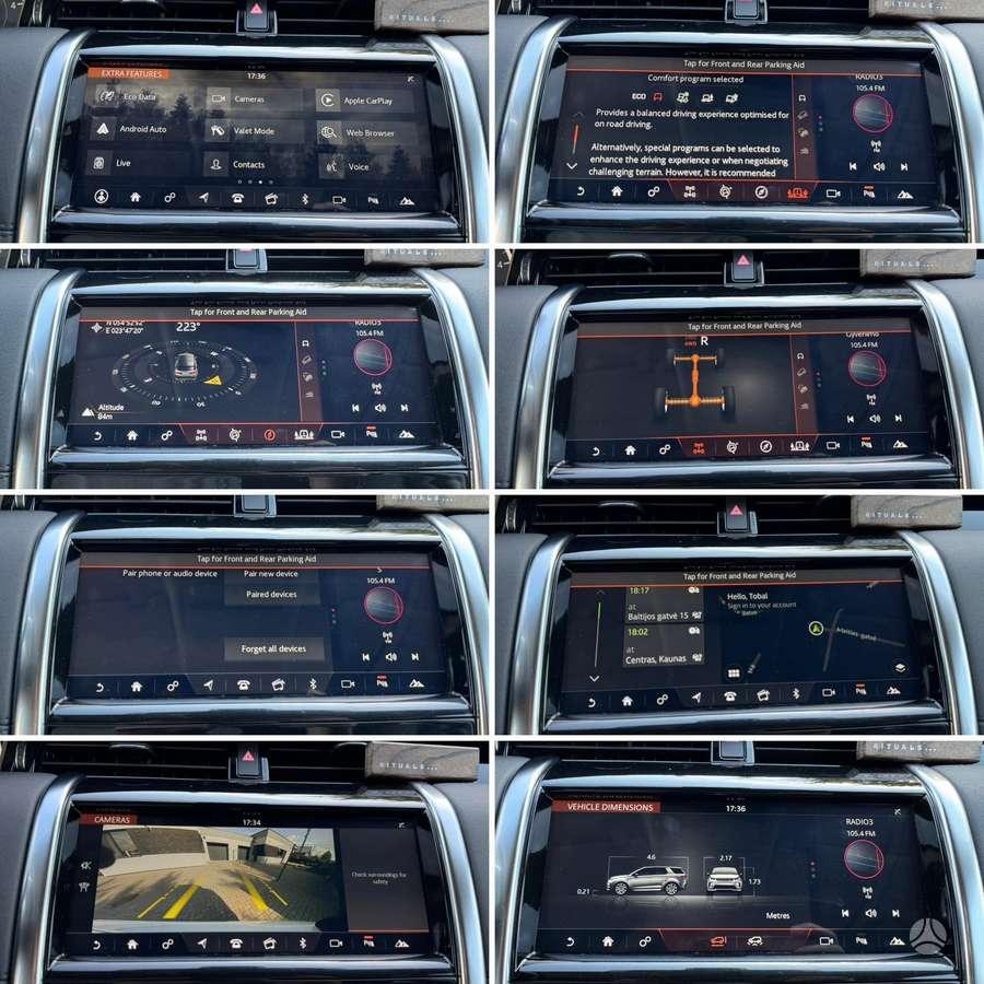 White Land Rover Discovery Sport 2020 in Kaunas, with an engine capacity of 2.00 L and mileage of 177 thousand km for 13999 €, photo 14 on AUTOMOTO.COM.LV