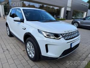 White Land Rover Discovery Sport 2020 in Riga, with an engine capacity of 2.00 L and mileage of 98 thousand km for 16790 €, photo  on AUTOMOTO.COM.LV
