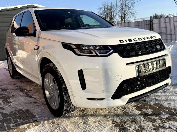 White Land Rover Discovery Sport 2021 in Panevezys, with an engine capacity of 2.00 L and mileage of 56 thousand km for 23900 €, photo 7 on AUTOMOTO.COM.LV