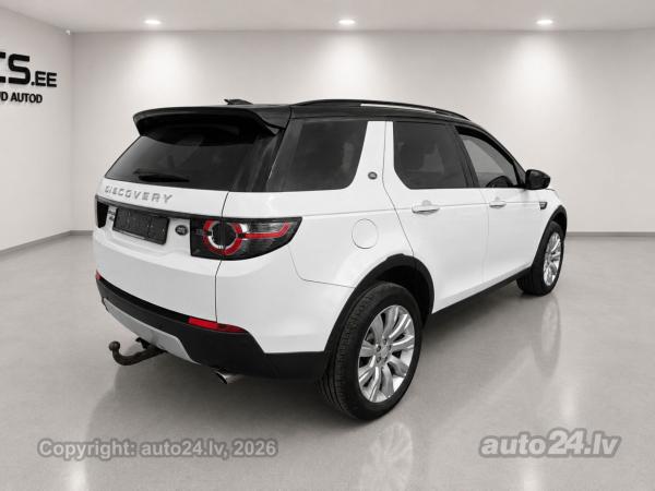 White Land Rover Discovery Sport 2015 in Tallinn, with an engine capacity of 2.20 L and mileage of 205 thousand km for 12900 €, photo 5 on AUTOMOTO.COM.LV