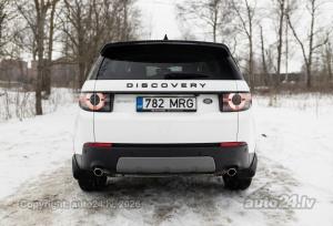 White Land Rover Discovery Sport 2017 in Tallinn, with an engine capacity of 2.00 L and mileage of 197 thousand km for 12990 €, photo 5 on AUTOMOTO.COM.LV